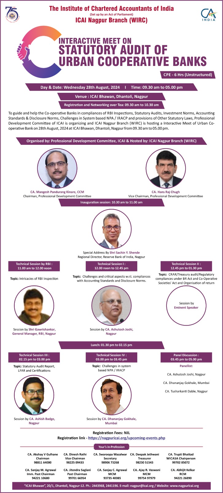 The Institute of Chartered Accountants of India The Nagpur Branch of ...